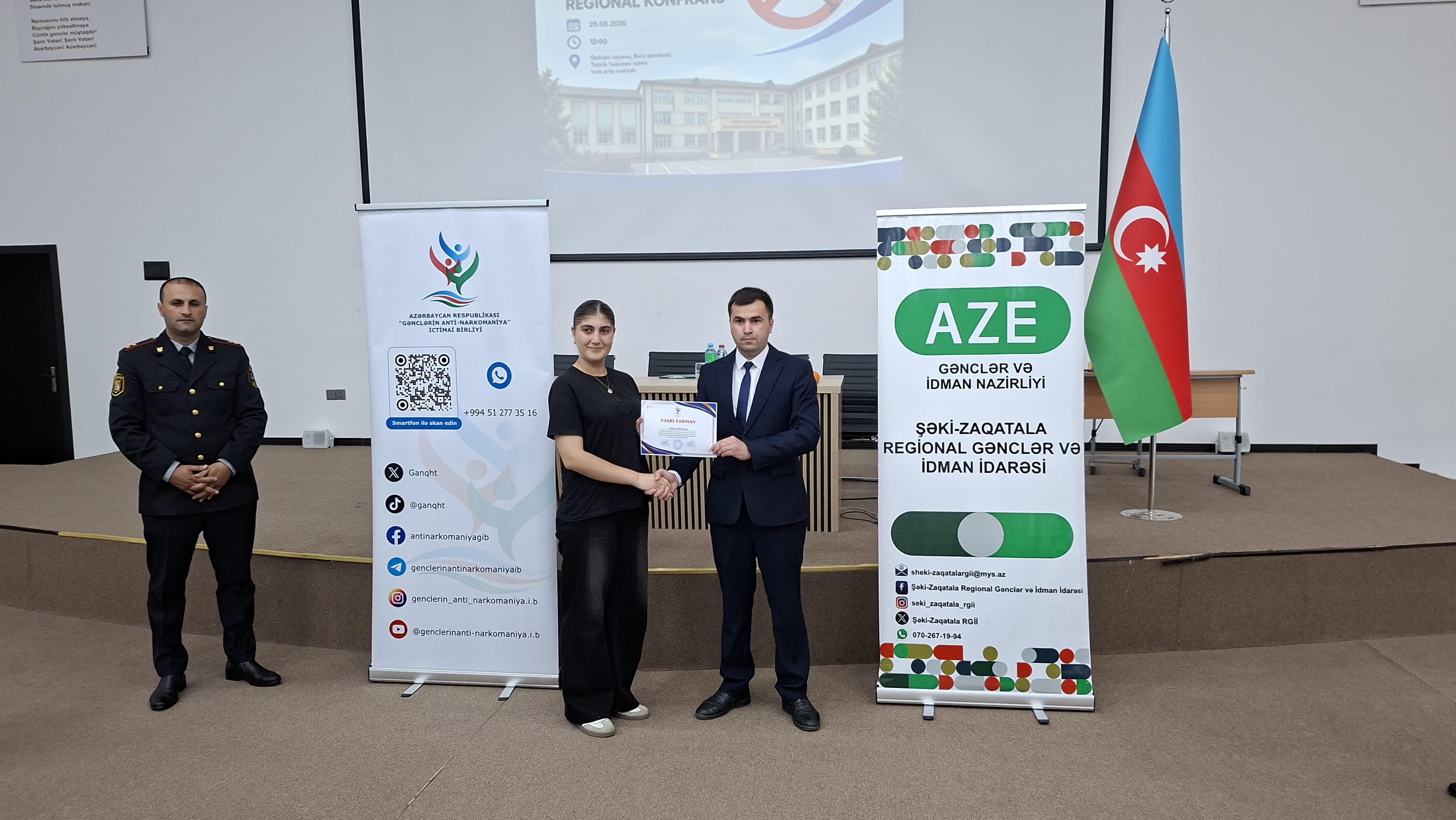 “Gənclər Zərərli Vərdişlərə Yox Deyir” mövzusunda regional konfrans ...